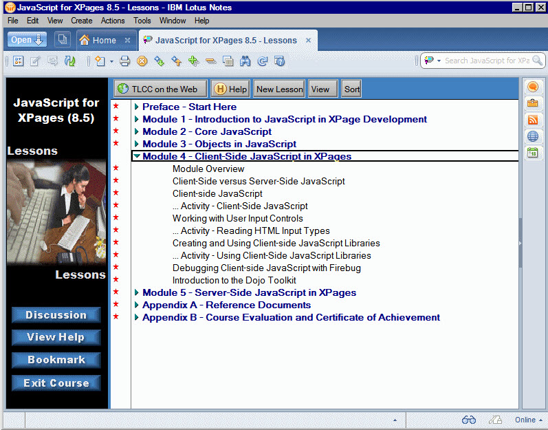 TLCC Course Details - JavaScript for XPages Development (8.5)